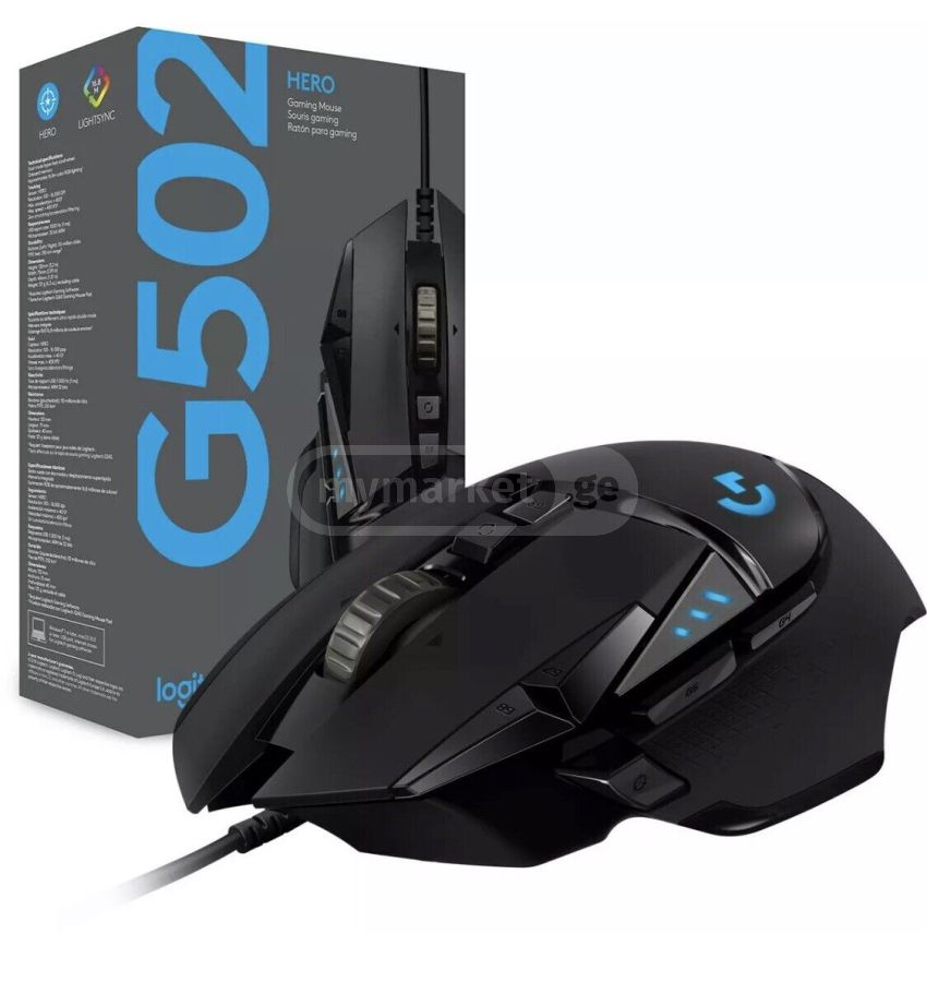 Logitech g 502 HERO | მეორადი და ახალი ნივთების ყიდვა-გაყიდვის პლატფორმა Mymarket