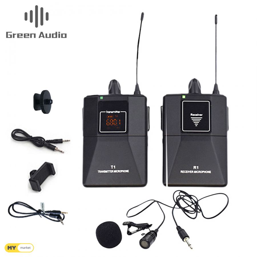 GREEN AUDIO wirless microphone / მიკროფონი პეტლიჩკა | მეორადი და ახალი ...