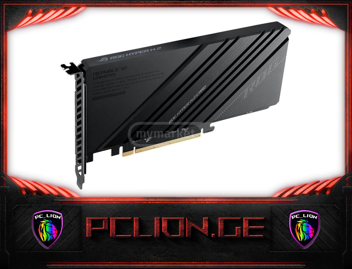 ⚠️ ASUS ROG HYPER M.2 CARD PCIE NVME M.2 EXPANSION CARD⚠️ | მეორადი და ...