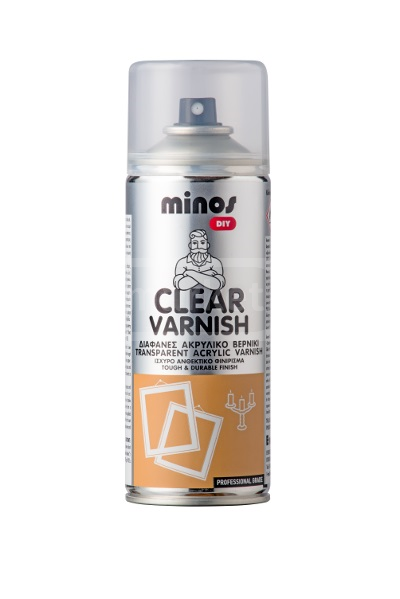 სპრეი ლაქი გამჭვირვალე Evochem Minos Clear Varnish Spray 400 | მეორადი ...