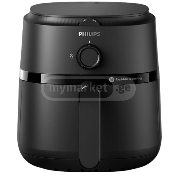 აეროგრილი Philips NA120/00, 1500W, 4.2L, Air Fryer, Black | მეორადი და ...