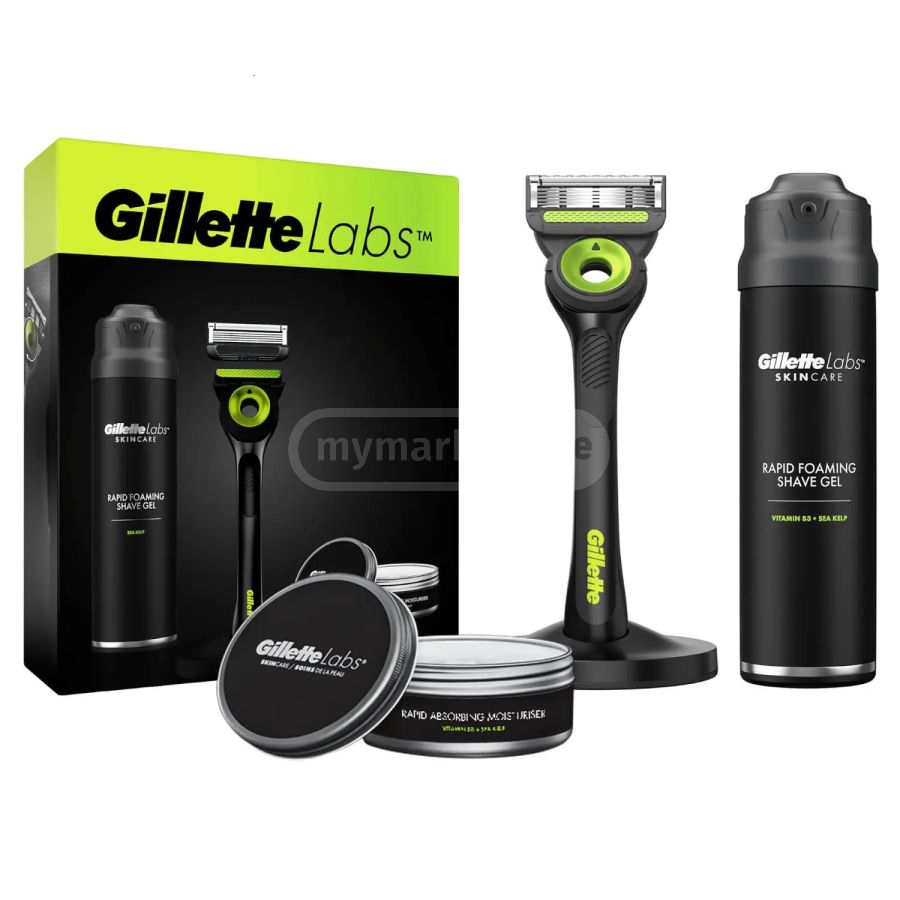 Gillette Lab, Black, Original - ჯილეტ ლაბი (სასაჩუქრე ნაკრებ | მეორადი ...