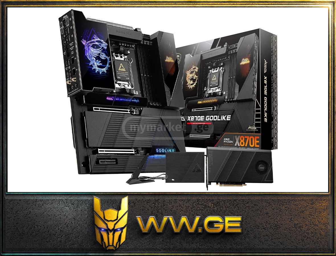 MSI MEG X870E GODLIKE AM5 AMD E-ATX Motherboard X870 | მეორადი და ახალი ...
