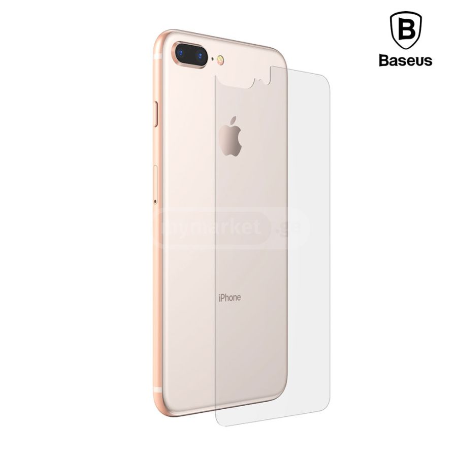 Baseus Transparent Back Glass Film 0.3mm For iPhone 8 Plus | მეორადი და ...