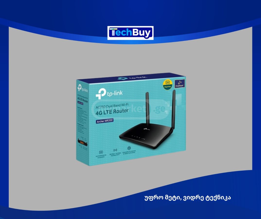 4G LTE AC750 DUAL BAND Wi-Fi Tp-Link ARCHER MR 200 | მეორადი და ახალი ...