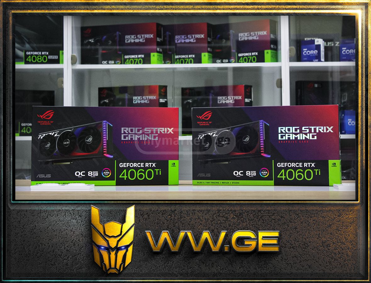 ASUS ROG Strix GeForce RTX 4060 Ti OC RTX4060 Ti RTX 406 | მეორადი და ...