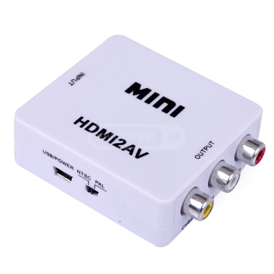 HDMI to AV / hdmi to RCA / hdmi to 3RCA | მეორადი და ახალი ნივთების ყიდვა-გაყიდვის პლატფორმა ...