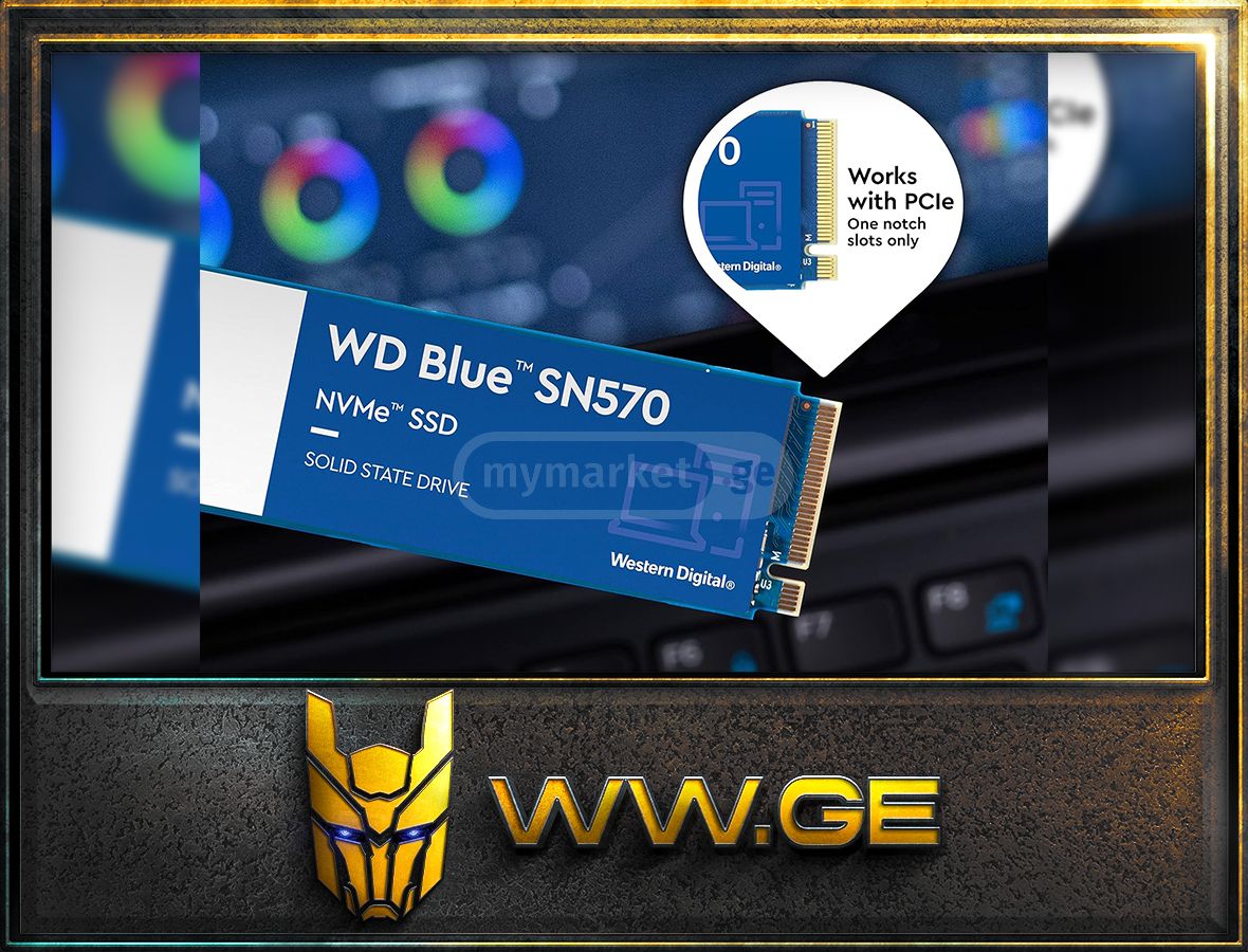 Western Digital WD Blue SN570 2TB 2TB SSD M.2 | მეორადი და ახალი ...