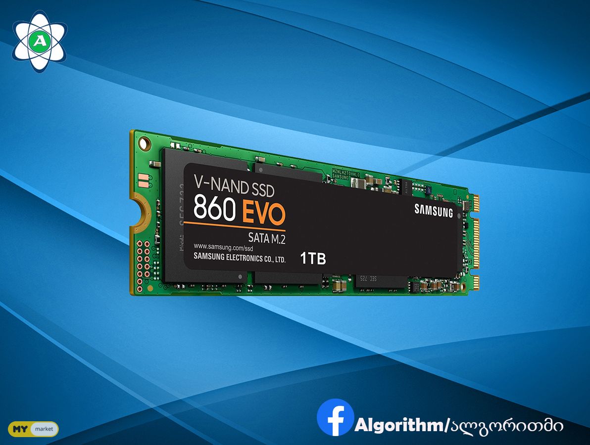 SD M.2 2280 1TB 860 EVO MZ-N6E1T0BW SAMSUNG | მეორადი და ახალი ნივთების ...