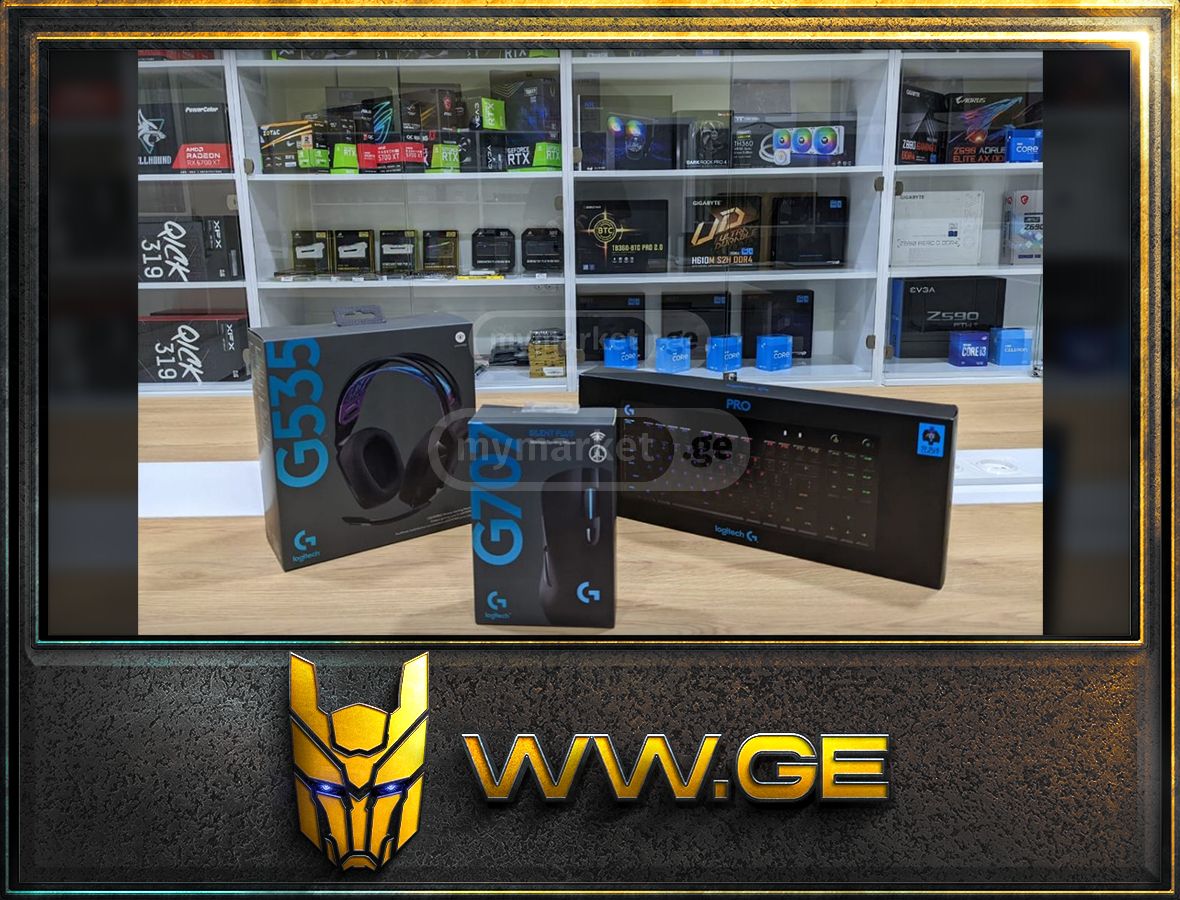 Logitech G pro + Logitech G935 + Logitech G 707 Logitech c | მეორადი და ...