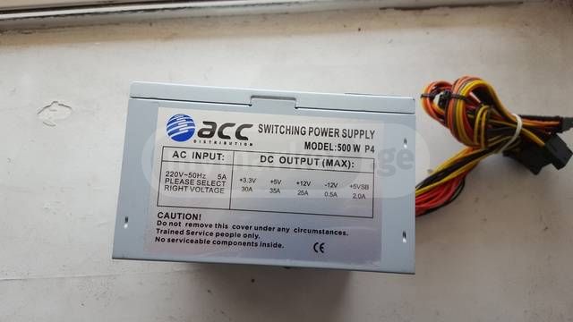 კვების ბლოკი ACC-500Watt | Покупайте и продавайте подержанные или новые ...