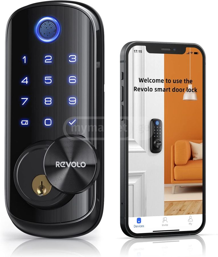 Revolo Fingerprint Smart Lock - ჭკვიანი კარის საკეტი. Door L | მეორადი ...