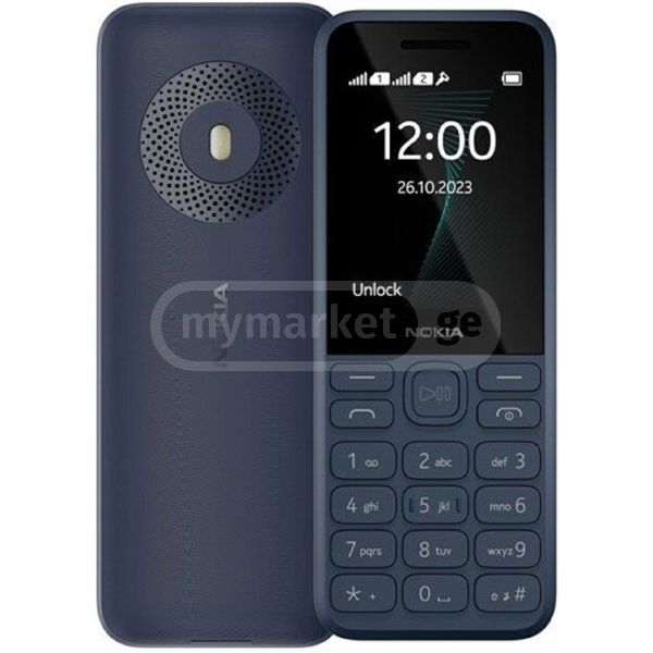 მობილური ტელეფონი Nokia 130, 4MB, Dual SIM, Blue | მეორადი და ახალი ...